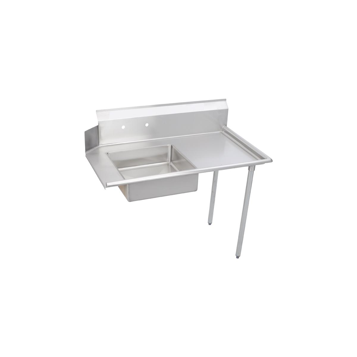 Elkay Soiled Dishtable, 48X30 OA, SS Legs, L-To-R Operation, 16/300 SS, NSF