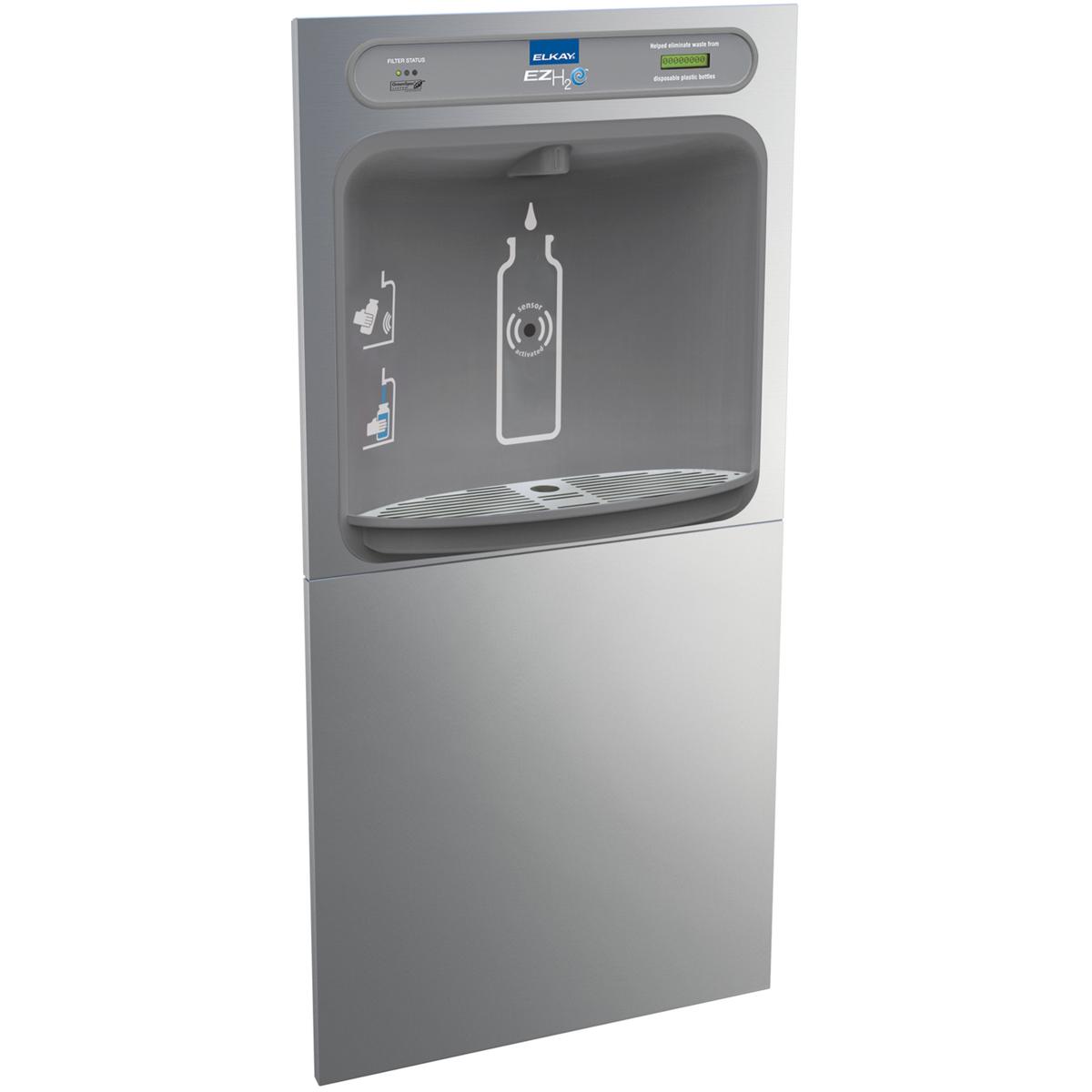 Elkay EZH2O In-Wall Bottle Filling Station Filtered Non-Refrigerated Stainless