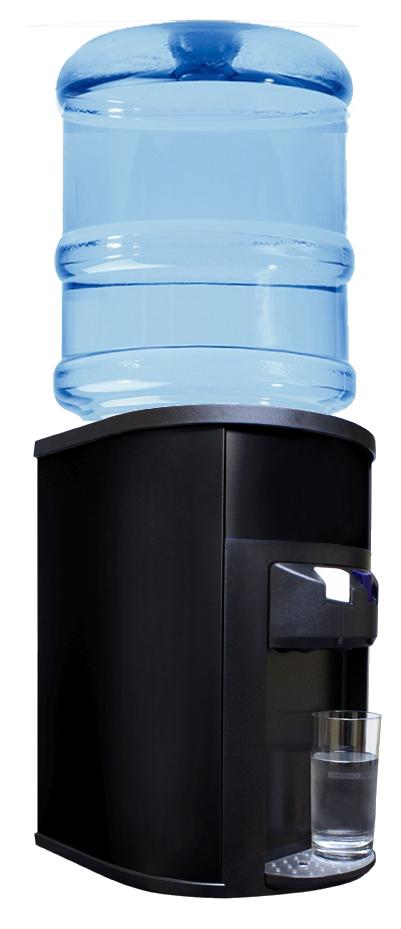Degree Black Bottled Cooler | Countertop Bottled Water Cooler